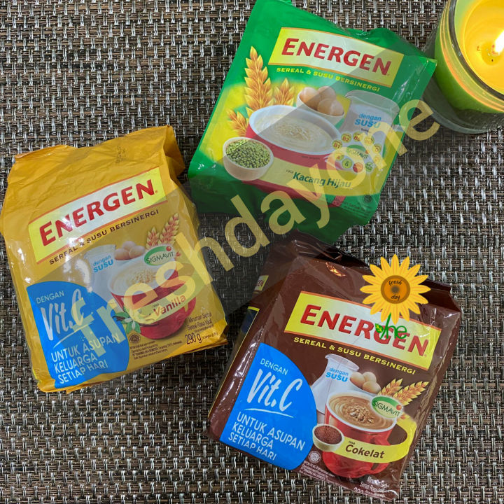 Energen Nutritious Cereal & Milk (10 sachets x 29gram) - Vanilla ...