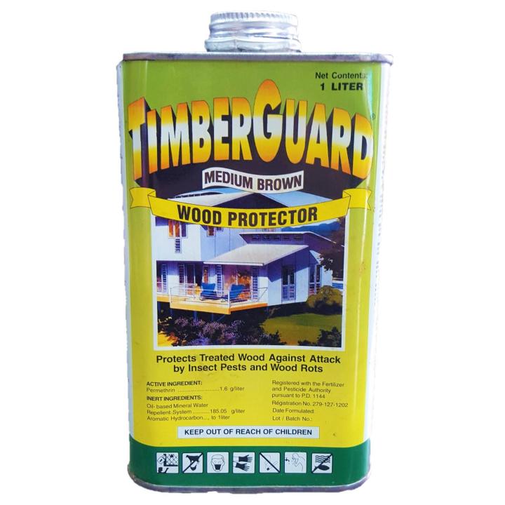 Timber Guard Wood Protector Medium Brown - 1 Liter | Lazada PH