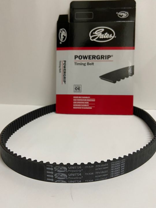 Gates Powergrip Timing Belt for Mitsubihsi Minicab 3G83 [ 77119x22mm ...