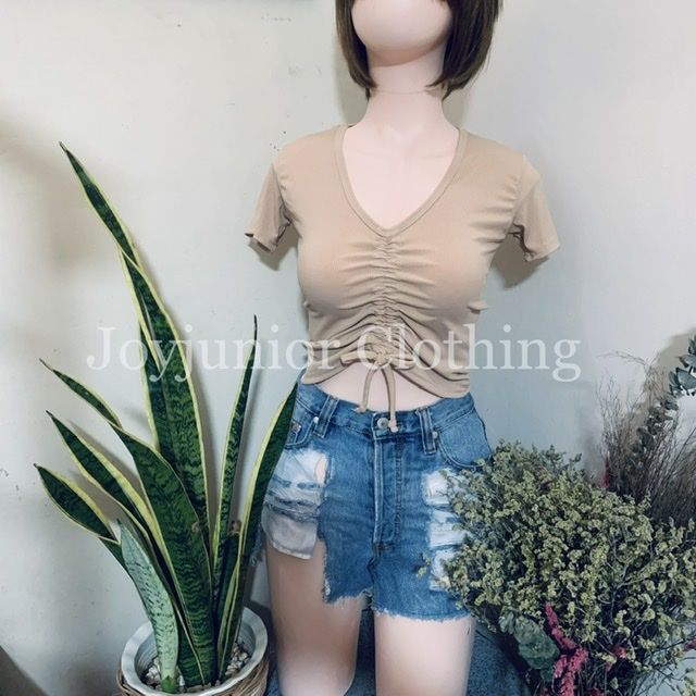 Zara Inspired | Front String Top ( Self tie) | Lazada PH