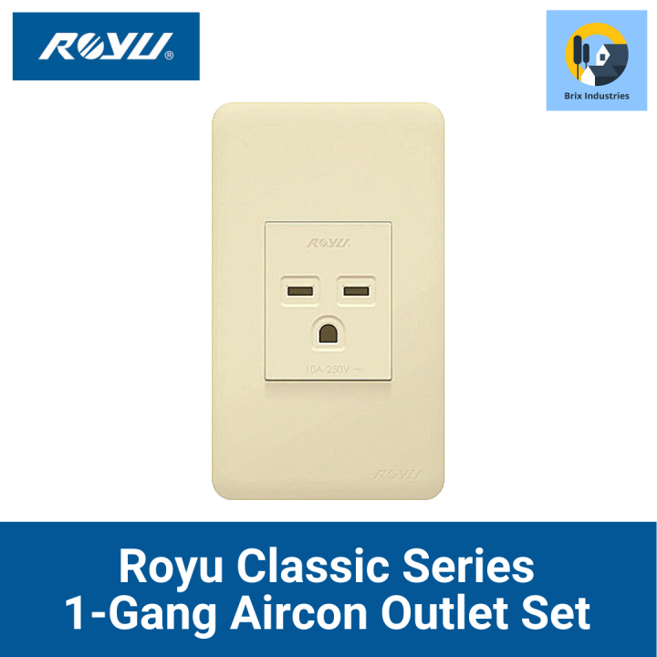 Royu Classic Series 1 Gang Aircon Outlet Set WH901 | Lazada PH