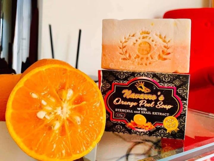 New Release! Navarros Orange Peel Soap Intense Whitening face and body ...