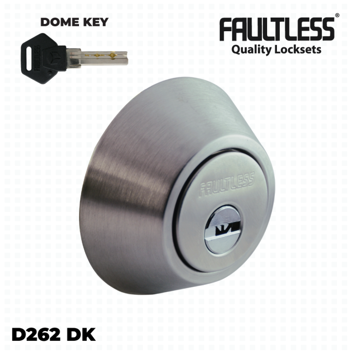 Faultless Deadbolt D262-DK, D282-DK (Entrance) | Lazada PH