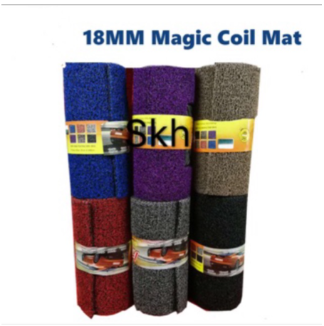 Universal OEM Car Coil Floor Mat Carpet Magic Grip Backing Carmat 18MM ...