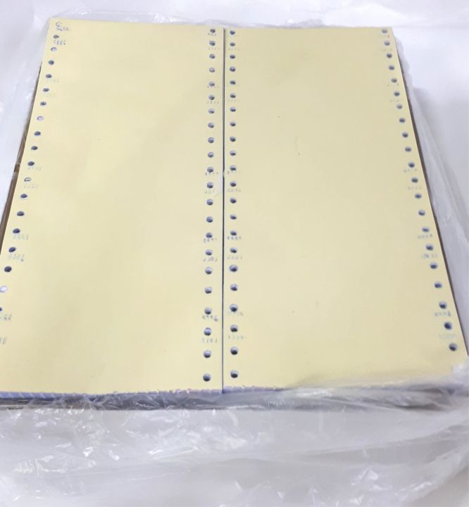 3 Ply Carbonless Continuous Form 4.75" x 11" - Colored | Lazada PH