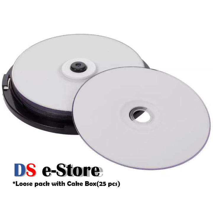 PlexDisc Printable CD-R CD CDR Disc - 25PCS LOOSE PACK | Lazada