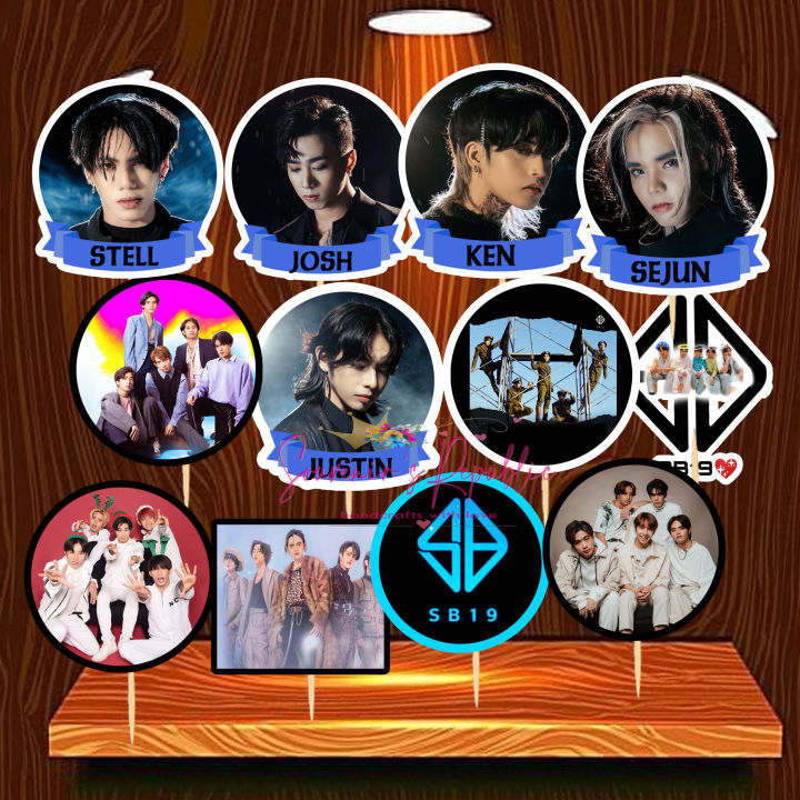 SB19 Face Cupcake Topper 24 pcs. | Lazada PH