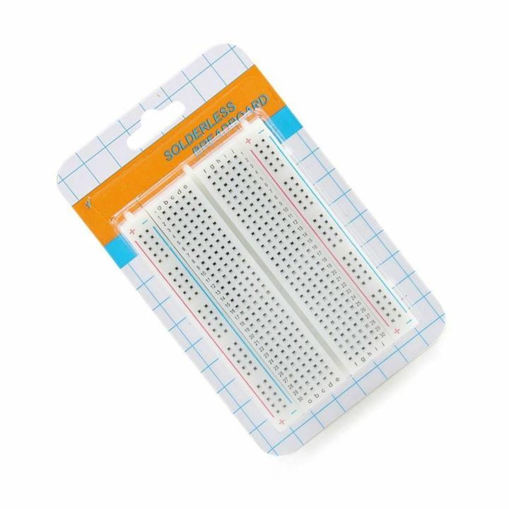 (สต๊อกในไทย) โพรโทบอร์ด 400 Points Breadboard บอร์ดทดลอง 400รู Arduino ...