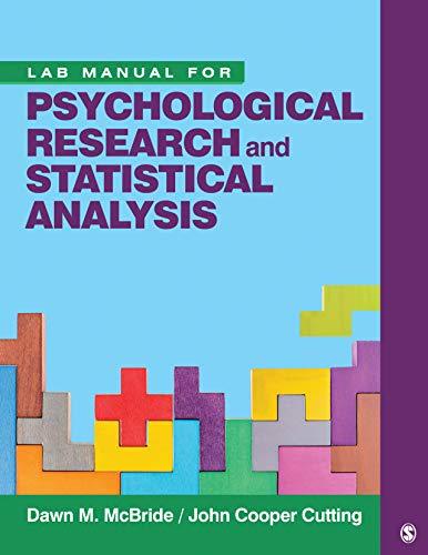 LAB MANUAL FOR PSYCHOLOGICAL RESEARCH AND STATISTICAL ANALYSIS | Lazada PH