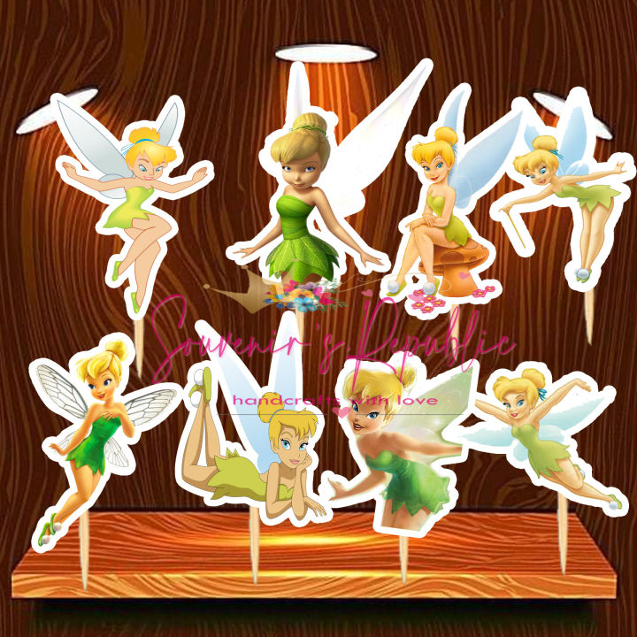 TinkerBelll Theme Cupcake Topper 24 pcs | Lazada PH