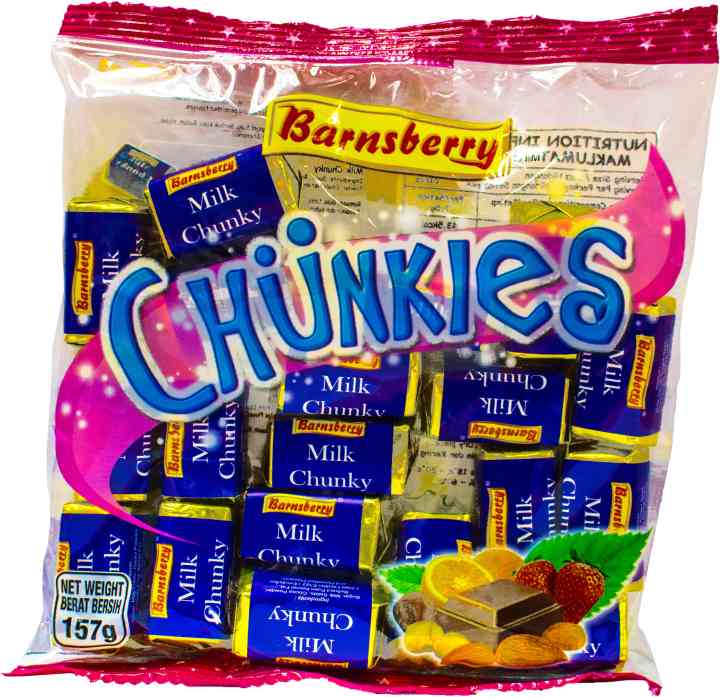 Barnsberry Milk Chunky Chocolate - 157g | Lazada