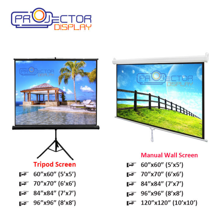 Venova / MEKI / Dopah / DP Manual Wall / Tripod Screen Portable ...