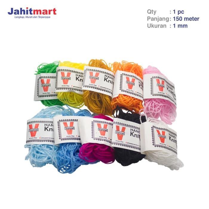 BENANG RAJUT / TALI WOL 1mm x 16m - PER ROLL | Lazada Indonesia