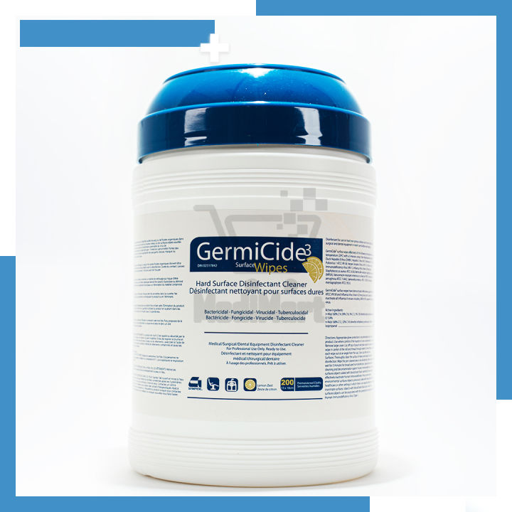 GermiCide 3 Disinfectant Wipes (200 pieces) | Lazada