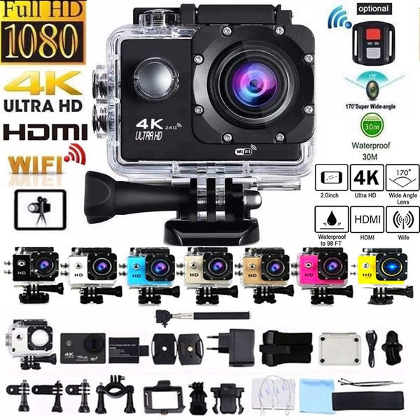 Full HD GOPRO Action Camera Sport Camcorder Waterproof DVR 1080P/4K ...