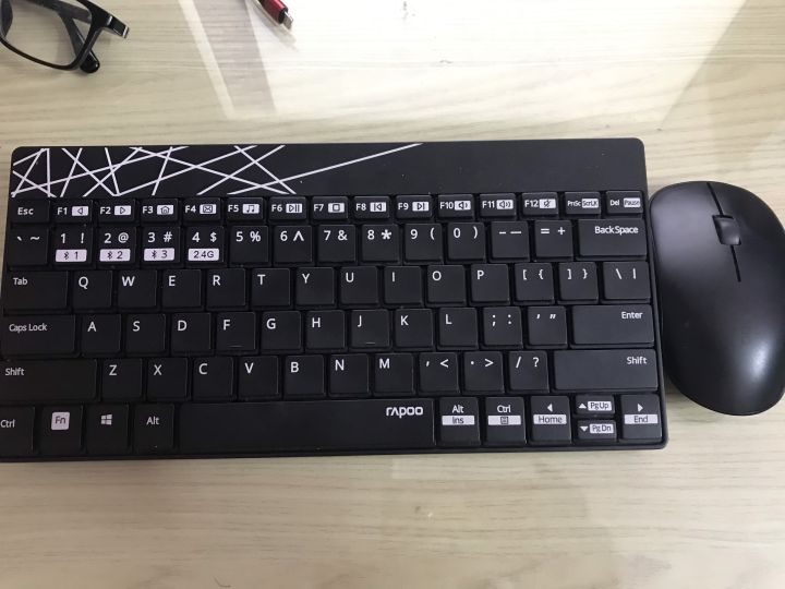 Bàn phím + chuột không dây RAPOO E2000M | Lazada.vn