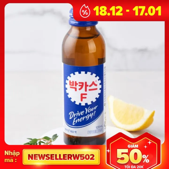 Nước tăng lực Hàn Quốc bacchus-f hộp 10 chai x 120ml, giao hàng toàn ...