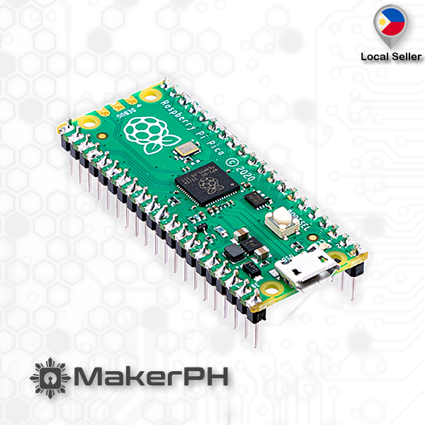 Raspberry Pi Pico Kit - Pre Soldered Headers + Micro USB Cable | Lazada PH
