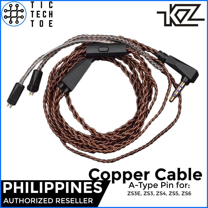 KZ Oxygen-Free Copper Upgrade Cable with Mic | Lazada PH