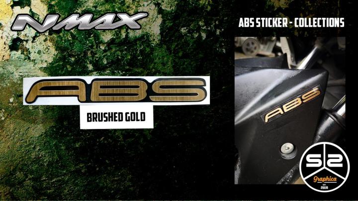 Yamaha NMAX - ABS Stickers - Brushed Gold - PAIR | Lazada PH