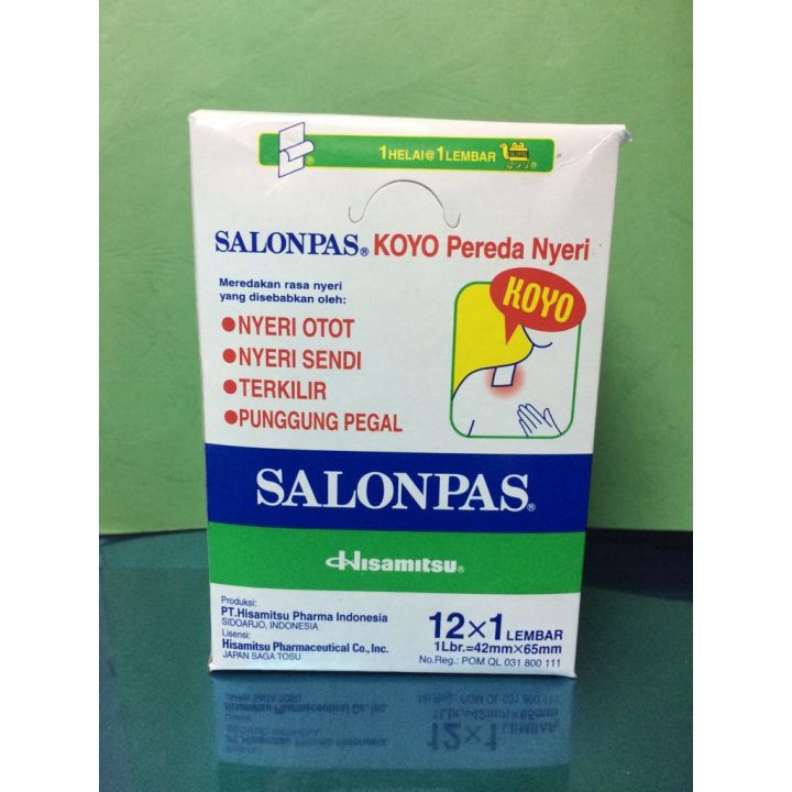 salonpas koyo isi 10x12 lembar per box | Lazada Indonesia