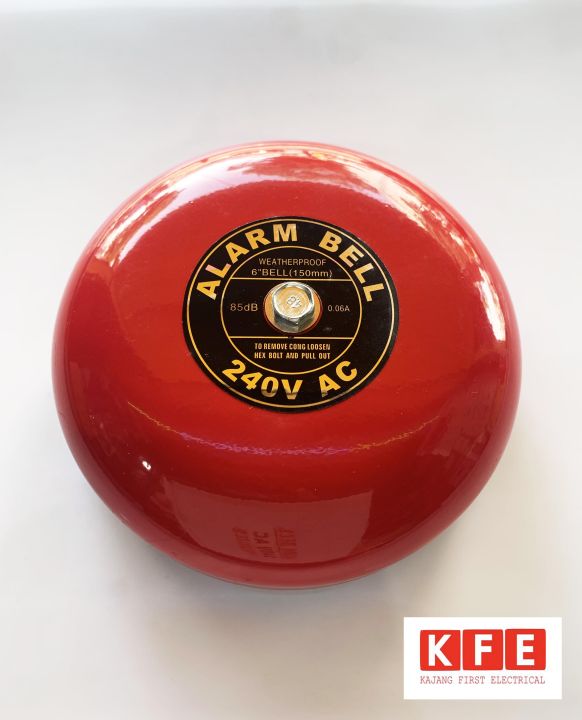 6" WeatherProof Alarm Bell 240VAC | Lazada