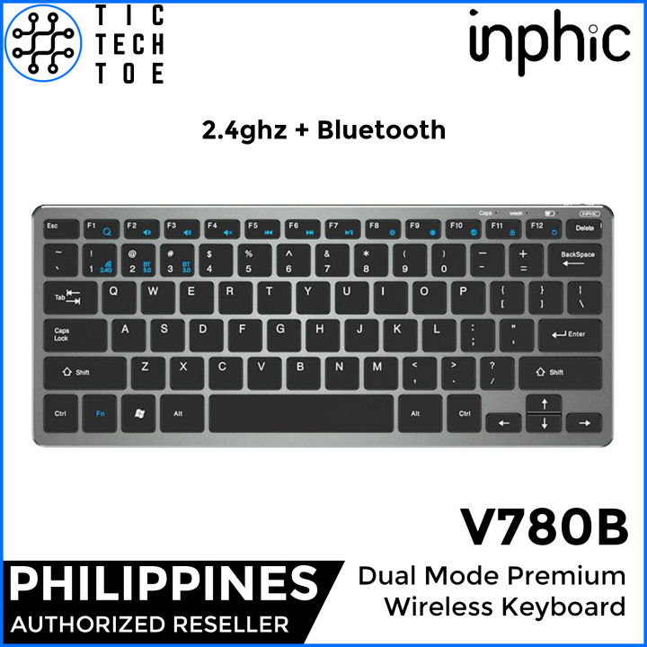 Inphic V780B Multi-Device Rechargeable Bluetooth + 2.4G Wireless ...