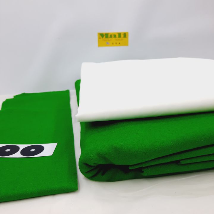 MALI GAMUSA LIGHT GREEN BILLIARDS CLOTH WITH KATSA / TAPETE AT KATSA NG ...