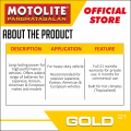 Motolite GOLD (21mos Warranty) Maintenance Free Car/Automotive Battery ...