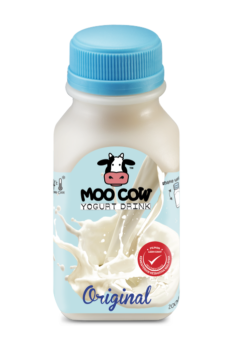 Moo Cow Original Yogurt Drink 24x bottle 200g *** | Lazada
