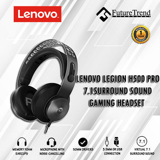 Lenovo Legion H500 Pro 7.1 Surround Sound Gaming Headset | Lazada