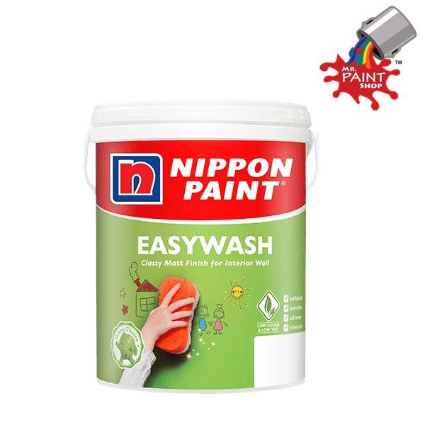 18L Nippon Vinilex Easywash - NP PRO 0522 SILVER FOX (Easy Wash) | Lazada