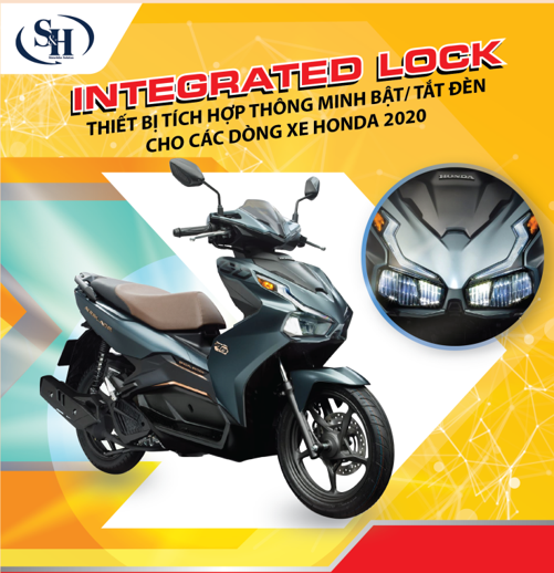 CÔNG TẮC BẬT TẮT ĐÈN XE HONDA 2020 - INTEGRATED LOCK | Lazada.vn