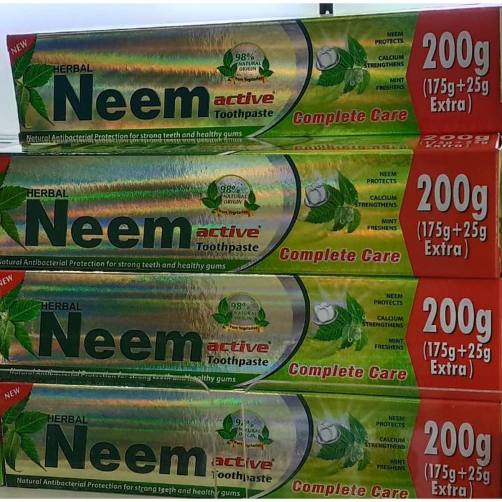 Herbal Neem Active Toothpaste 2*200GM | Lazada