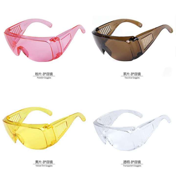 (KL STOCK) Protective Eyewear Transparent Safety Goggles Glasses ...