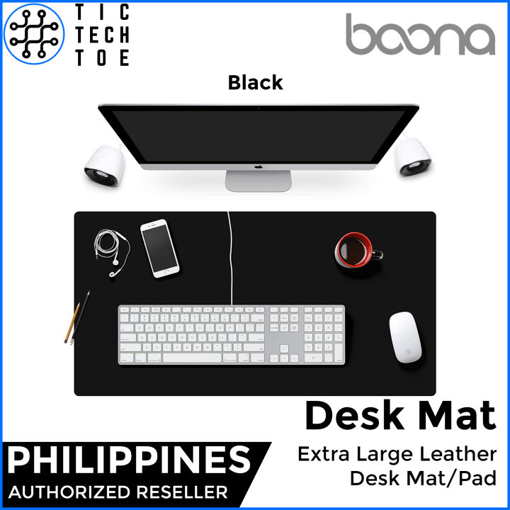 Baona Extra Large Premium Leather Desk Mat / Mouse Pad | Lazada PH