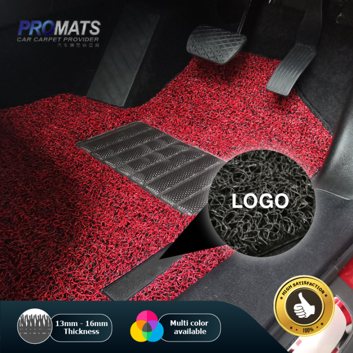 PROMATS FOR TOYOTA FORTUNER 13/ 16 MM CAR CARPET CAR COIL MAT KARPET ...
