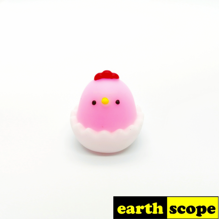 EARTHSCOPE Surprise Egg Toy Capsule - Squishy Chick In Egg - Pink-White ...