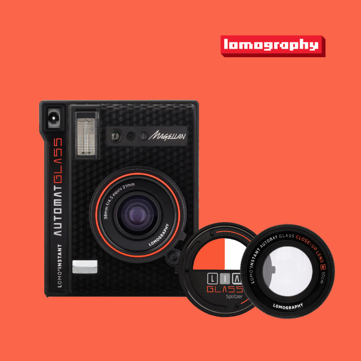 Lomo'Instant Automat Glass Camera - Lomography - Black, Serengeti ...
