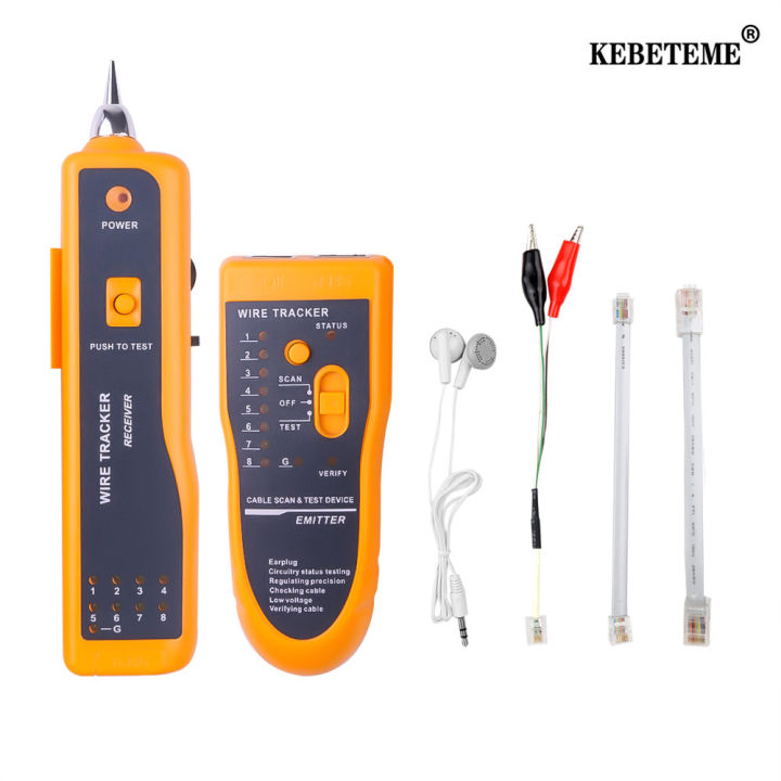 KEBETEME LAN Network Cable Tester Cat5 Cat6 RJ45 UTP STP Line Finder ...