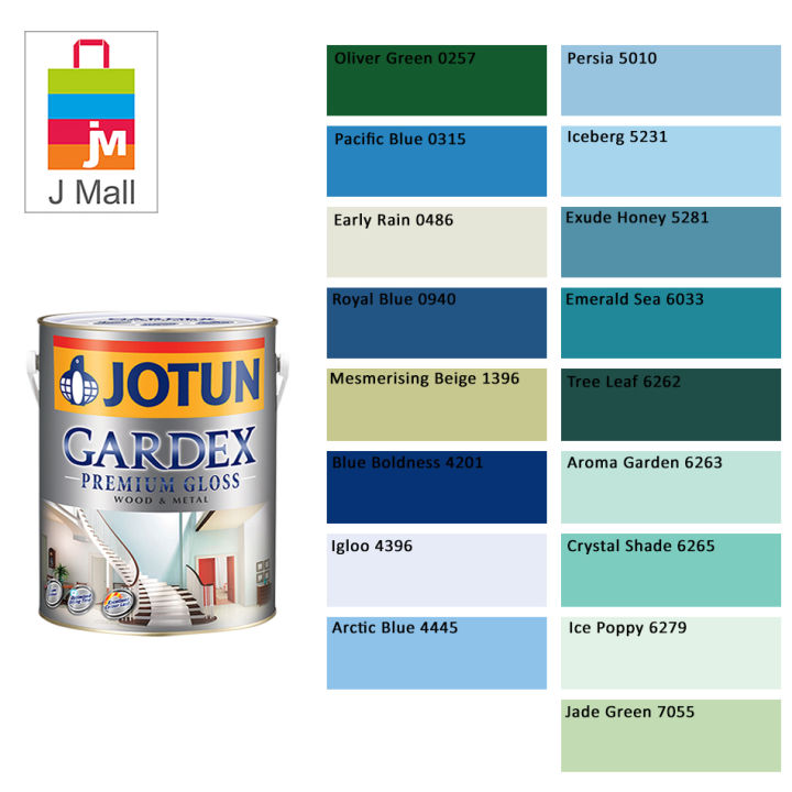 (0257-7055) 1L Jotun Paint Gardex Premium Gloss Wood & Metal Part III ...