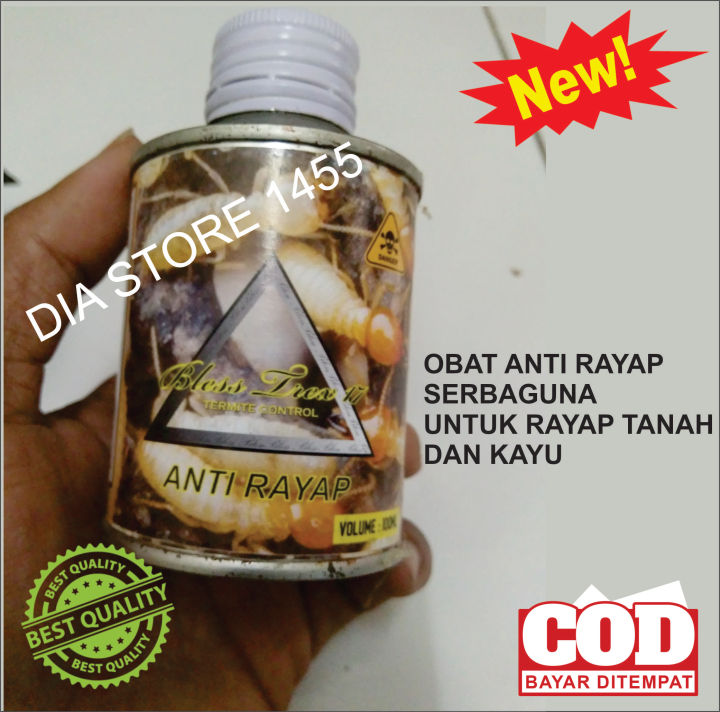 Anti rayap serangga hama Tanah Kayu 100ml merk blesstrex 17 serba guna ...