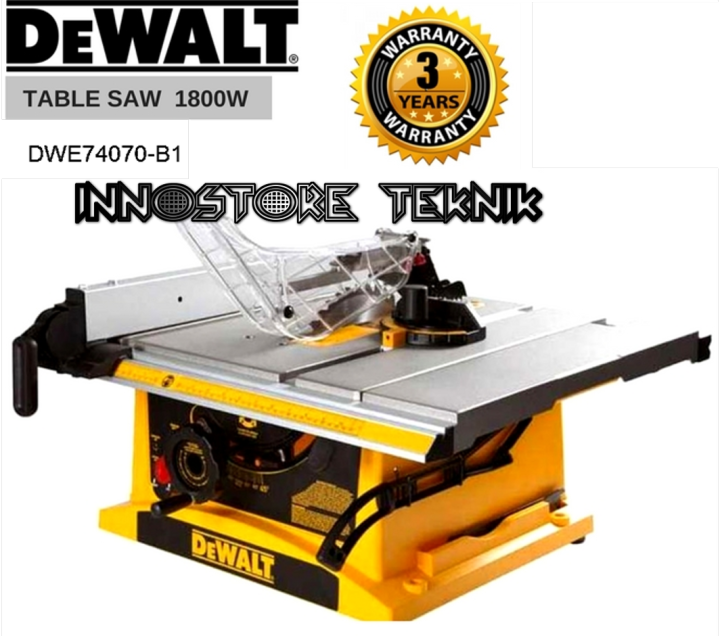Mesin Gergaji Meja Table Saw 10 inchi Dewalt DWE7470-B1 DWE 7470 ...
