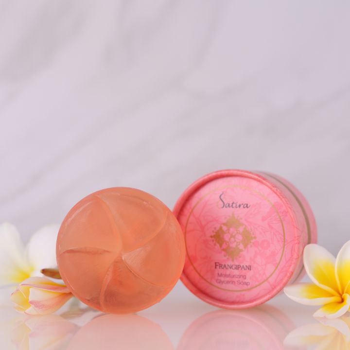 Satira Soap Frangipani 100 gm สถิรา สบู่ก้อน ทำความสะอาดผิวกาย กลิ่น ...