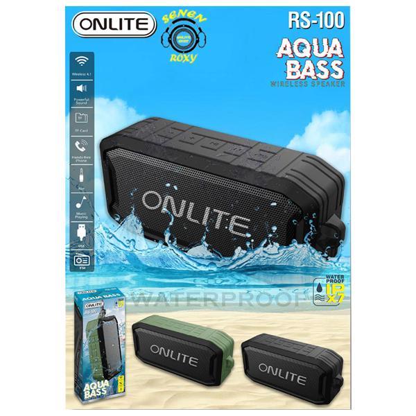 ONLITE AQUA BASS WIRELESS SPEAKER RS-100 | Lazada Indonesia