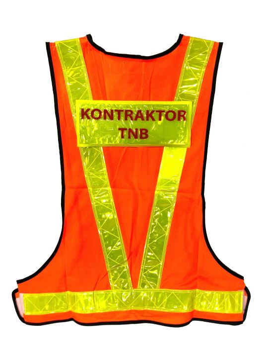 TNB Kontraktor High Visibility Reflective Vest | Lazada