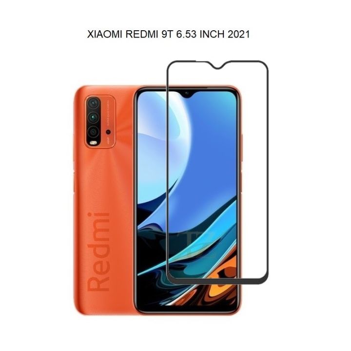 TAZIO Tempered Glass 5D 6D 9D REDMI 9T 6.53 inch ANTI GORES FULL LEM ...