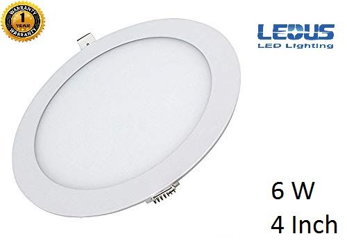 LED Slim Downlight (Round) 4 inch - LEDUS LED - 6W (1 YEAR WARRANTY ...