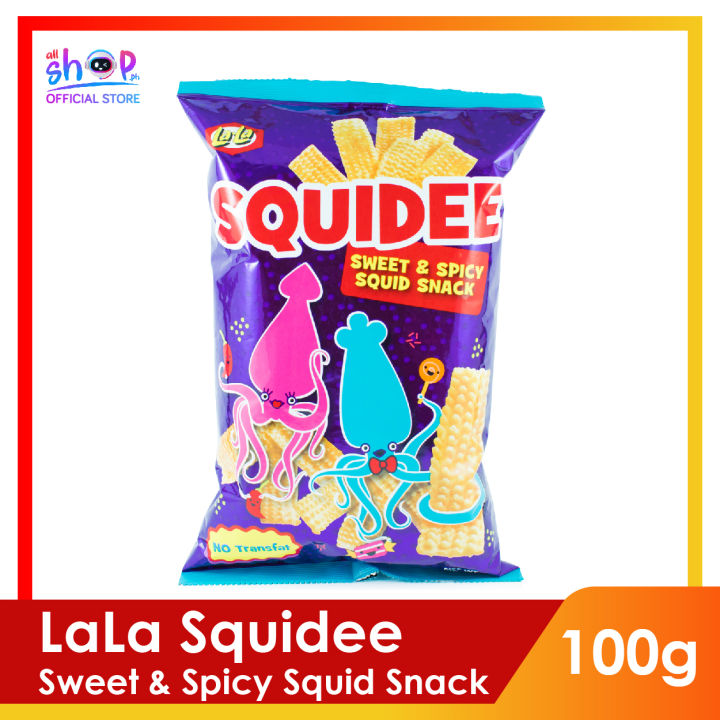LaLa Squidee Sweet and Spicy Squid Snack 100g | Lazada PH