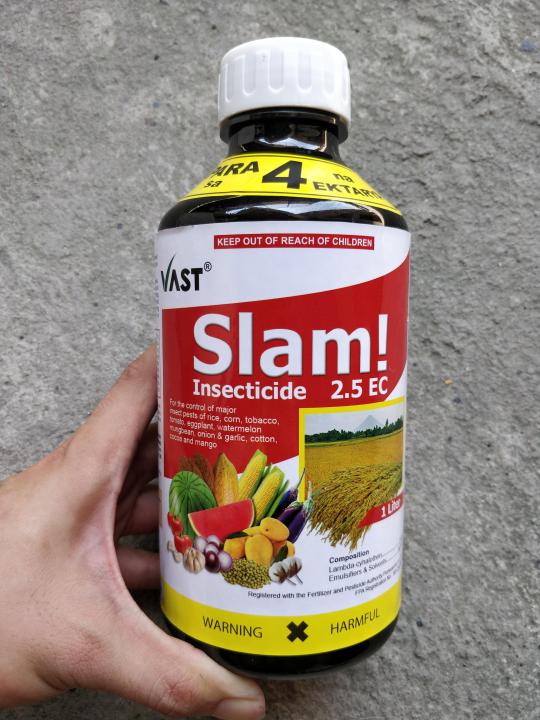 SLAM! 2.5 EC INSECTICIDE (LAMBDA-CYHALOTHRIN) - BLACK BUG KILLER - 1 ...